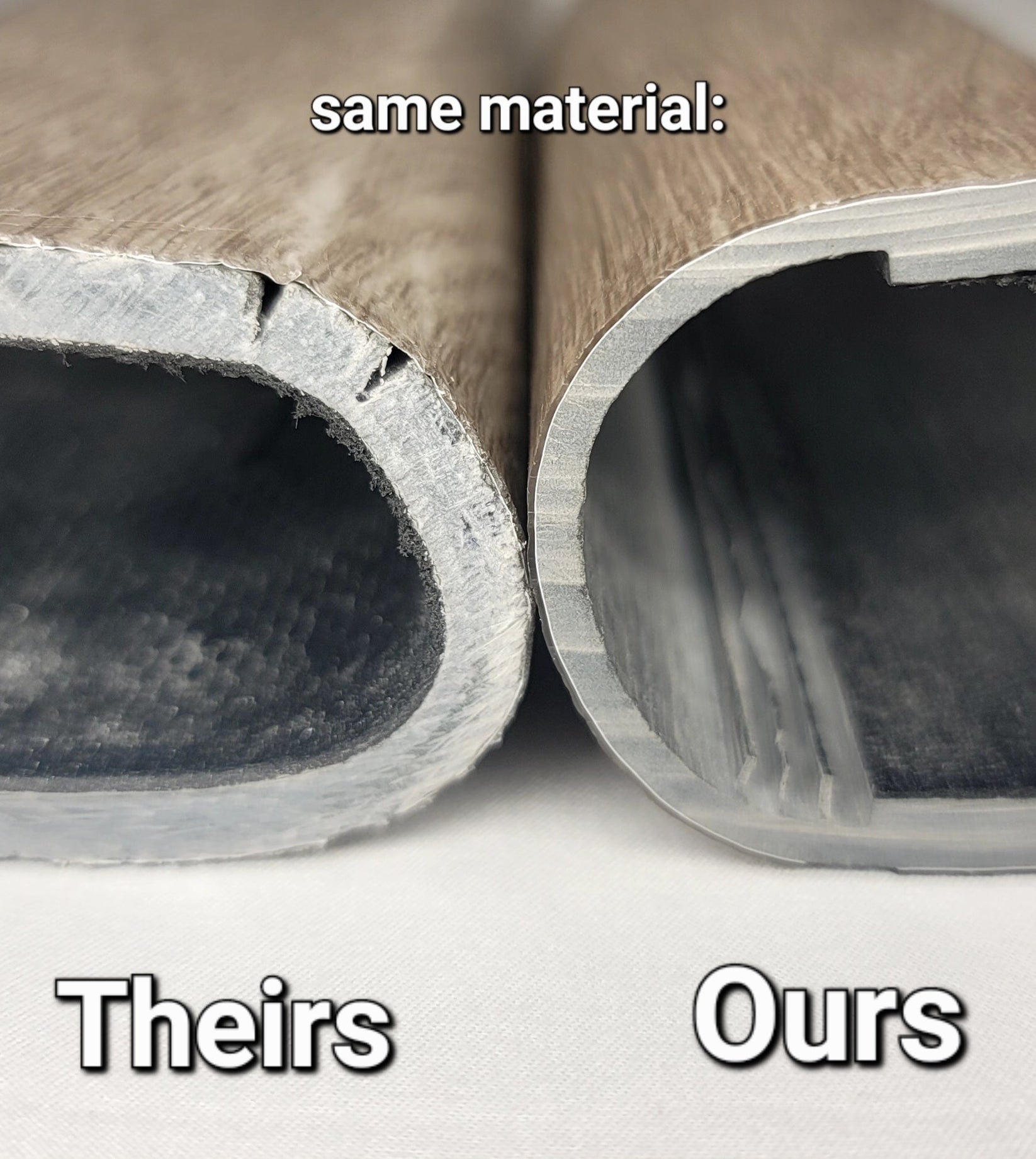 Vinyl Stair Nosing- Customize with Your Floor Plank - Salty – Salty ...