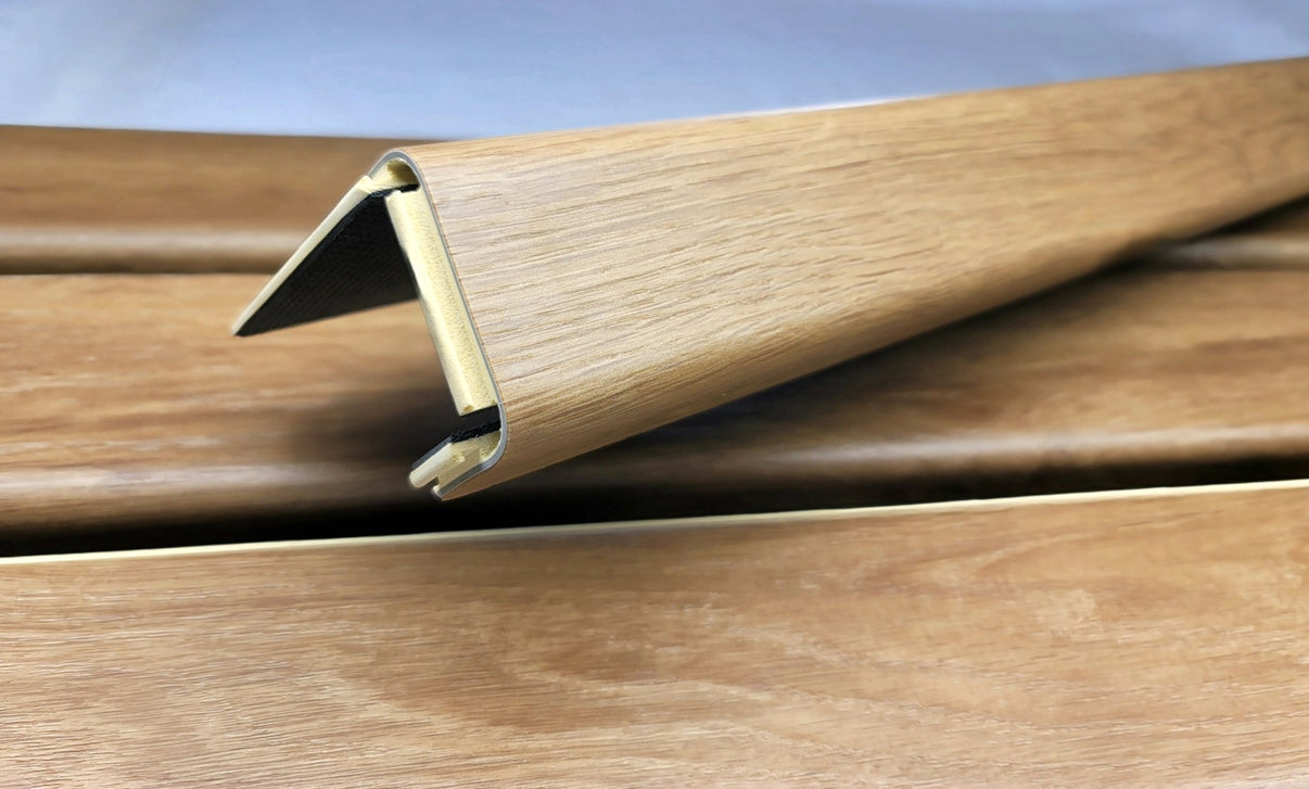 Vinyl Stair Nosing- Customize with Your Floor Plank - Salty – Salty ...